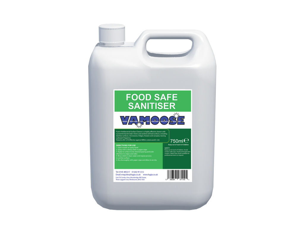 Vamoose Food Safe Sanitizer 5Lts #DI-DET-FSS