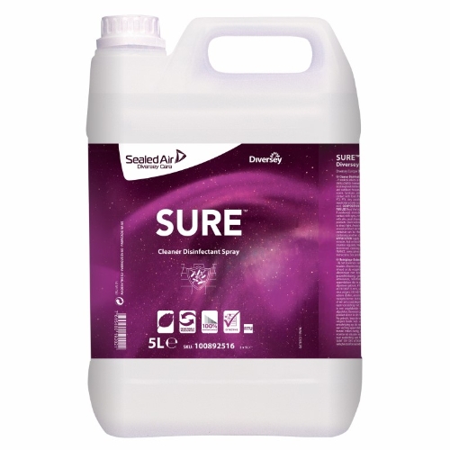Diversey - SURE Cleaner Disinfectant Spray Refill (2x5L Pack) #DV-100892516